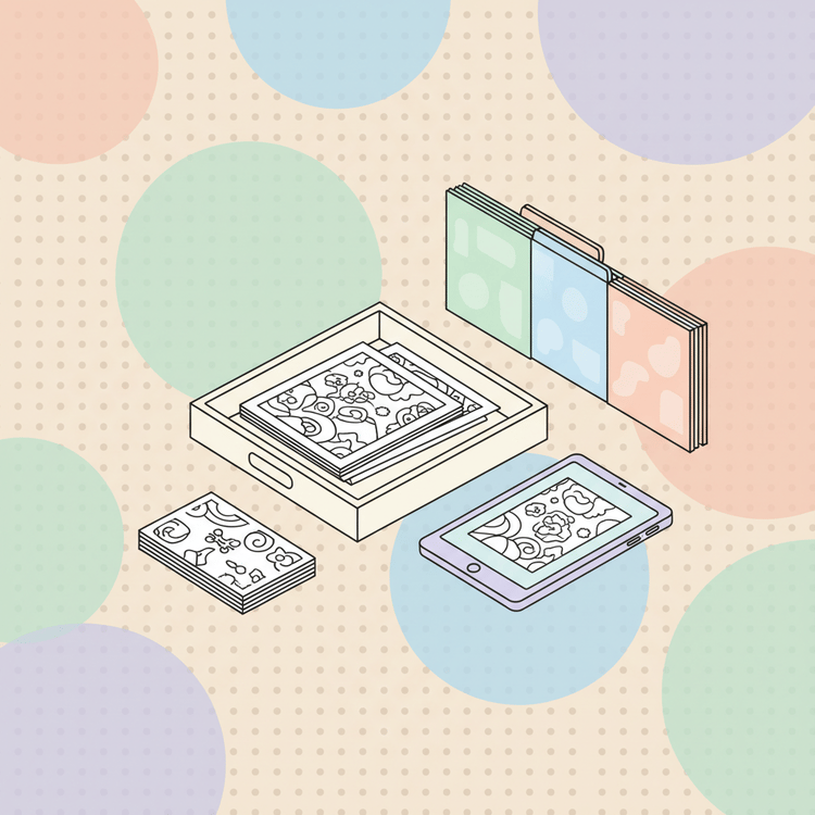 How to organize printed coloring pages (without piles all over the ...